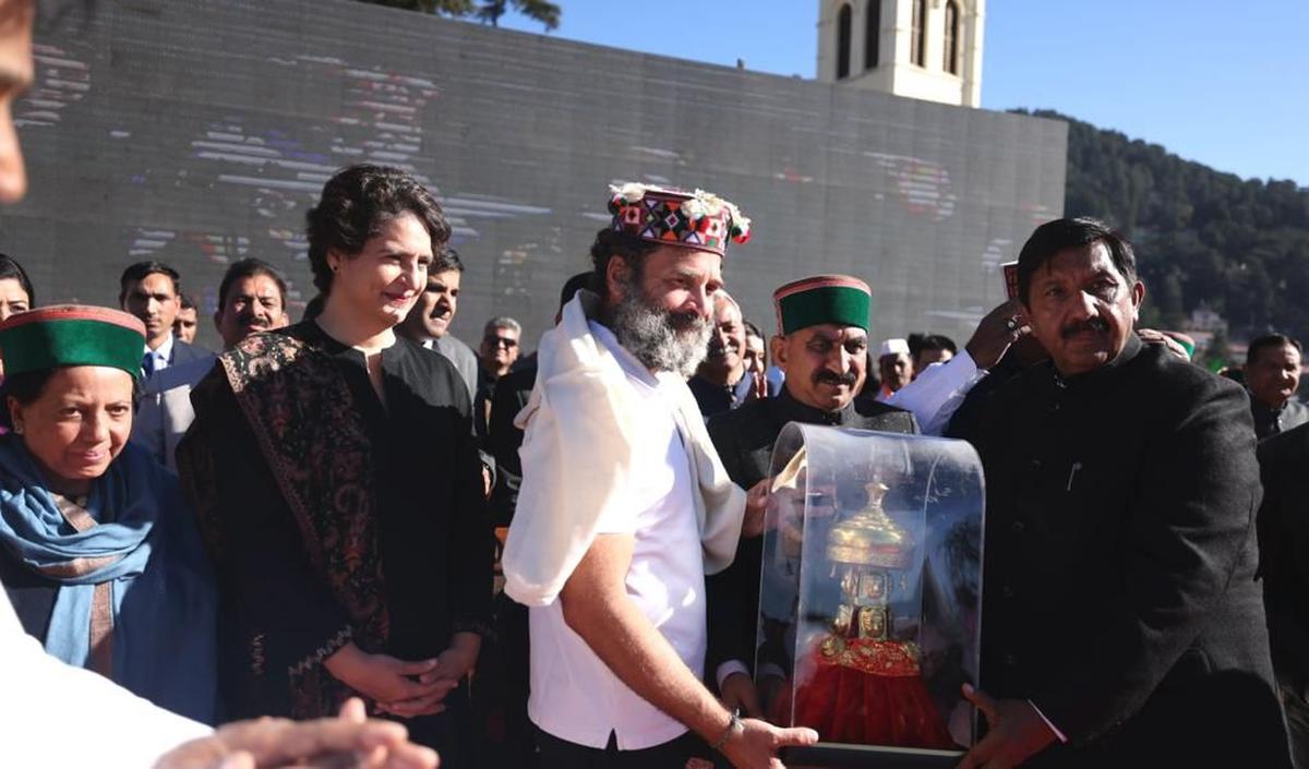 Sukhvinder Singh Sukhu takes oath as Himachal Pradesh CM - The Hindu